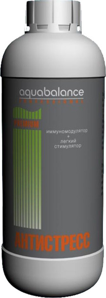 Aquabalance Кондиционер-иммуномодулятор, Антистресс, 1 л - купить с доставкой по выгодным ценам ...