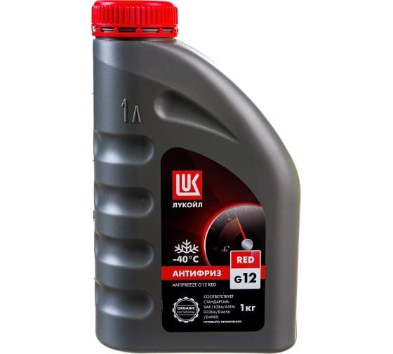 Антифриз Лукойл (Lukoil) красный ЛУКОЙЛ G-12 red, Готовый раствор ...