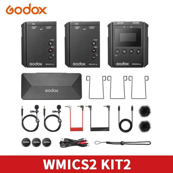 Микрофон Godox WMicS2 KIT2 - купить по выгодной цене в интернет-магазине OZON (1240767056)