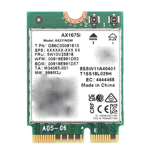 WiFi-карта AX1675I M.2 Key E CNVio 2 для Bluetooth 5.2 MyPads - купить ...