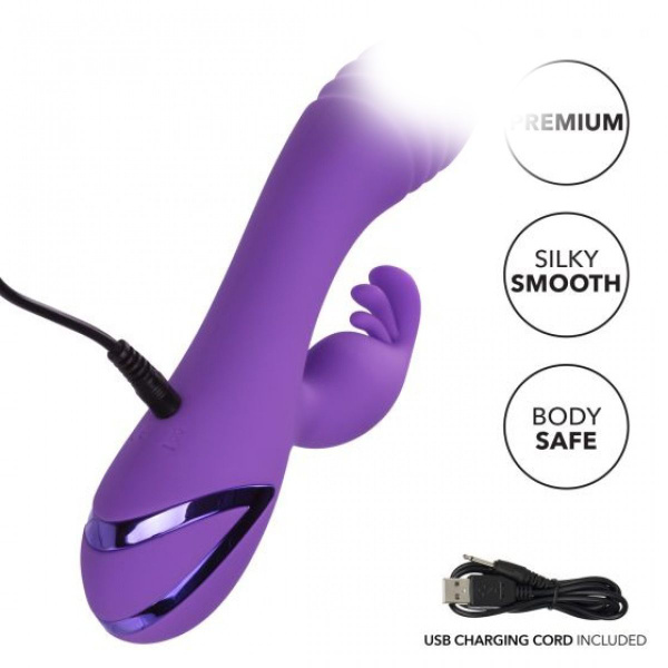 Перезаряжаемый ротационный вибратор West Coast Wave Rider (3+10 режимов ...