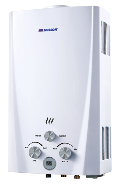 Газовая колонка EDISSON F 20 D - купить с доставкой по выгодным ценам в интернет-магазине OZON ...