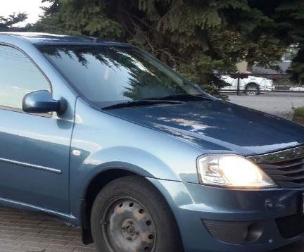 Крыло RENAULT LOGAN (Рено Логан 1) СЕРО-ГОЛУБОЙ-RNF переднее правое ...