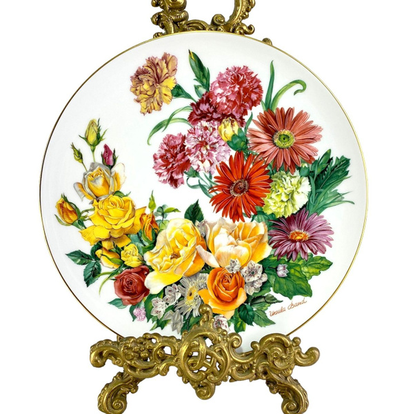 Настенная тарелка Grand Finale 1990, Ursula Band, Hutschenreuther ...