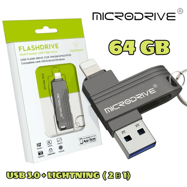 USB-флеш-накопитель Microdrive Флешка для айфона (2 в 1) Lightning/USB ...