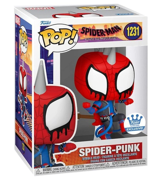 POP!1231 Человек - паук Панк - паук статуя 10CM - купить с доставкой по ...