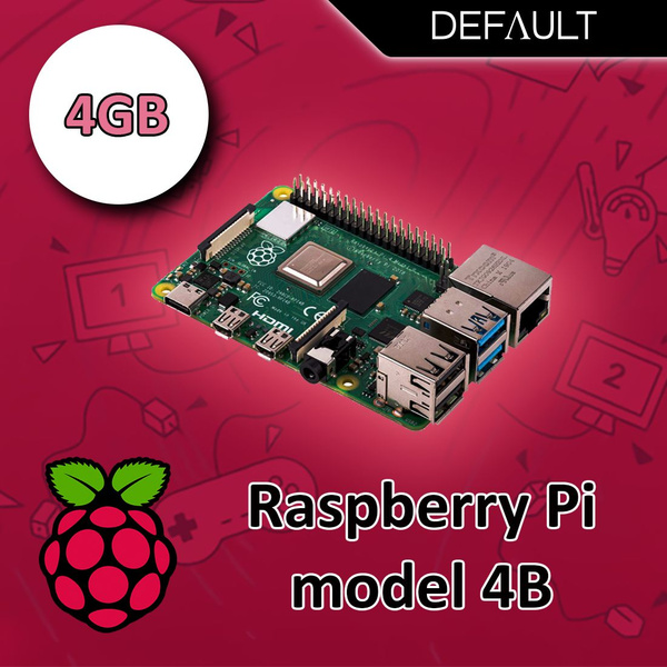 Характеристики Микрокомпьютер Raspberry Pi 4 Model B 4GB RAM подробное ...