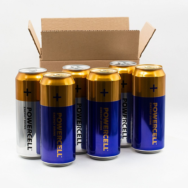 Набор энергетических напитков Powercell со вкусами Mojito/Tropic 500 мл. ж/б 6 шт. купить на ...