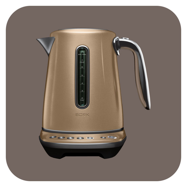 Купить электрический чайник BORK K704, Металл/стекло по низкой цене: отзывы, фото ...