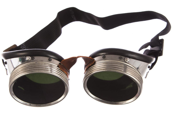 Очки сварщика для газосварщика, гогглы, стимпанк очки круглые Г-2 (ЗН ...