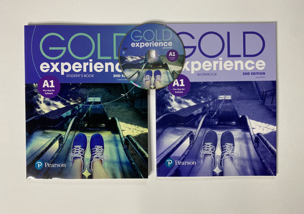 Gold Experience 2nd Edition A1, Student's Book, Workbook + CD ( учебник ...
