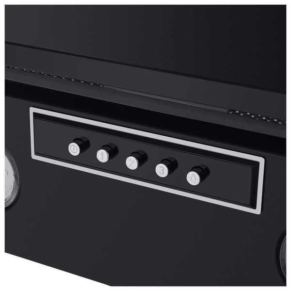 Вытяжка MAUNFELD каминная Bridge 60 черный/черное стекло управление: кнопочное (1 мотор) купить ...