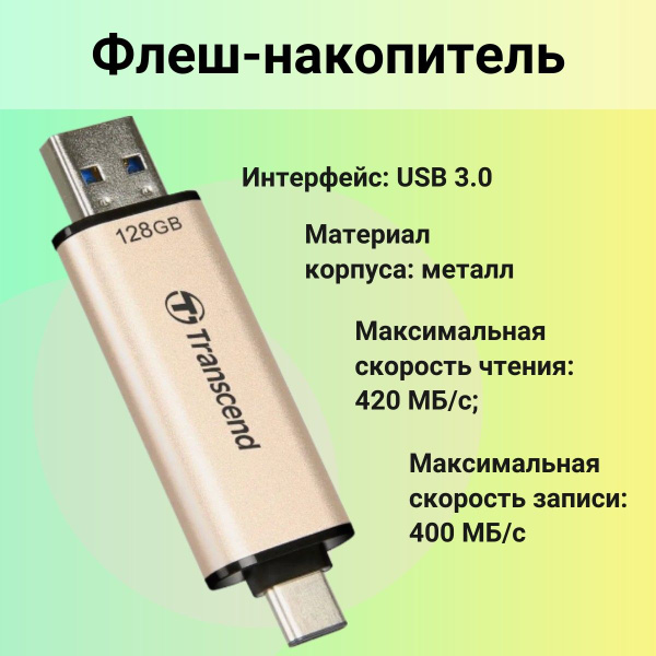 USB-флеш-накопитель Transcend флешка/накопитель/компьютерная/высокая ...