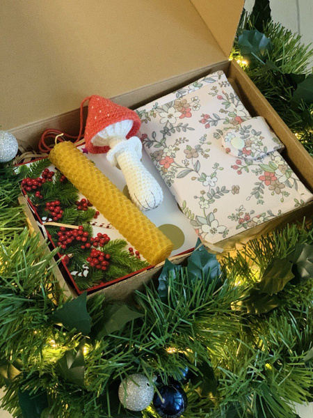 Новогодний бокс (подарок) для рукодельницы - купить с доставкой по ...