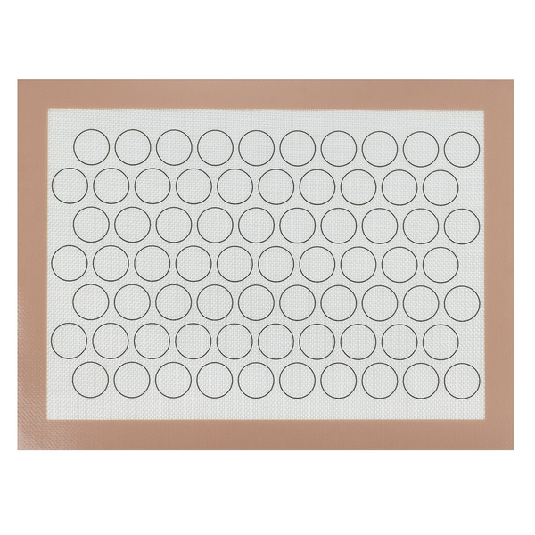 Коврик для теста SATOSHI "Макарун", 40x30см , силикон, 1 шт - купить с ...