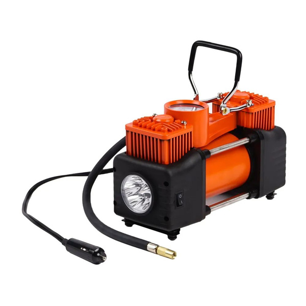 Автомобильный компрессор 12в75л/мин, с функцией освещения qc02 для шин ...