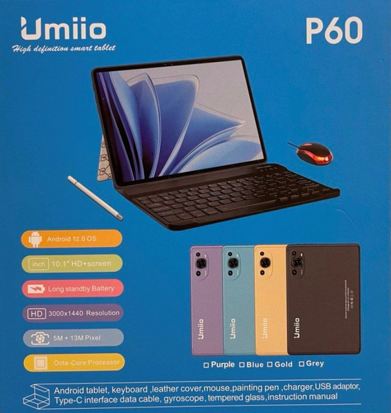 Купить планшет Umiio P60 Pad 10.1", 128 GB по низкой цене: отзывы, фото ...