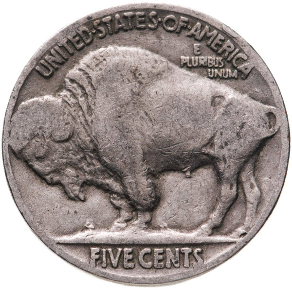 США 5 центов 1935 "Buffalo Nickel", Мельхиор медь-никель , в сохранности VF - купить в интернет ...