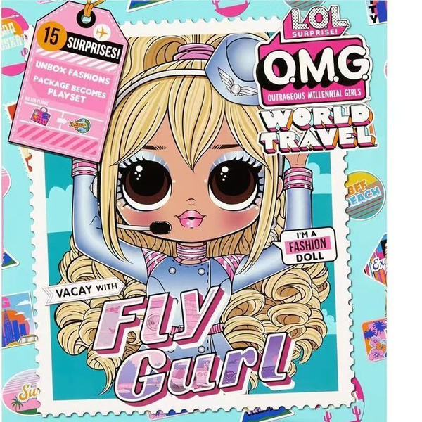 Кукла L.O.L. Surprise OMG FLY CURL Big sister - купить с доставкой по ...