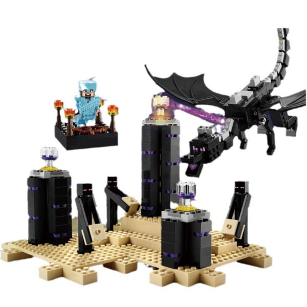 Игрушечный пазл My World Ultimate Black Dragon & Steve Wars - купить с ...