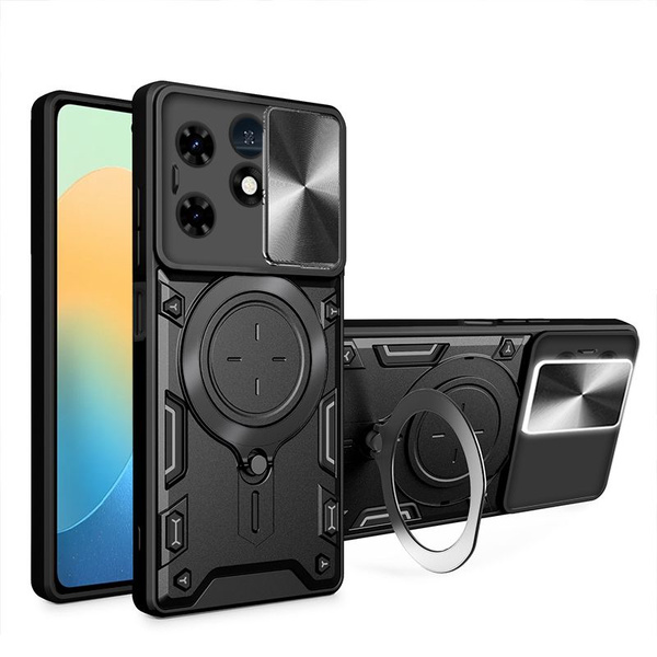 Противоударный чехол для Tecno Spark Go 2024 Spark 20c Pop 8 Техно Спарк Го 2024 с пластиной