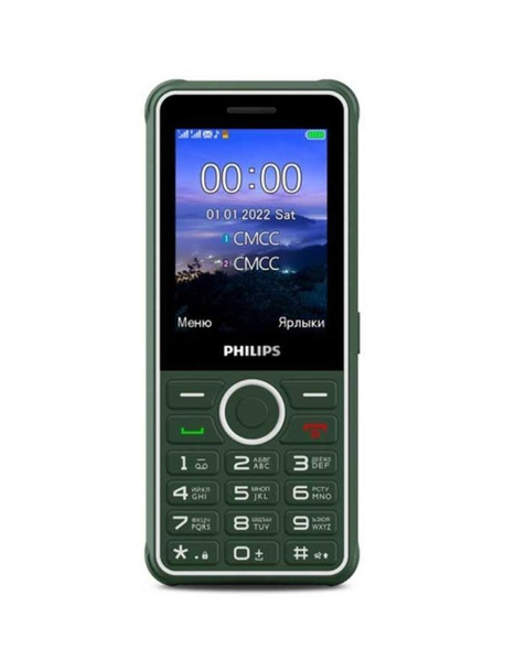 Мобильный телефон Philips E2301 Xenium зеленый, зеленый - купить по выгодной цене в интернет ...