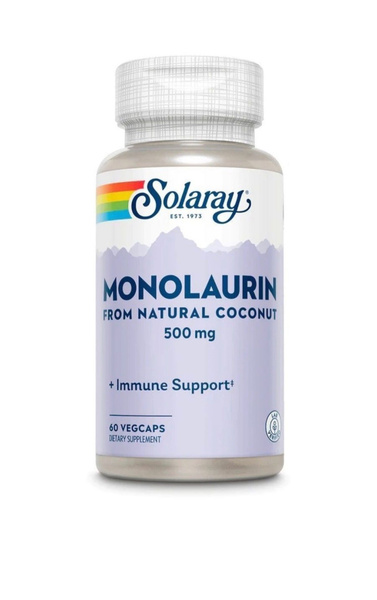 Монолаурин 500 мг Solaray 60 капсул, Monolaurin 500 mg - купить с ...
