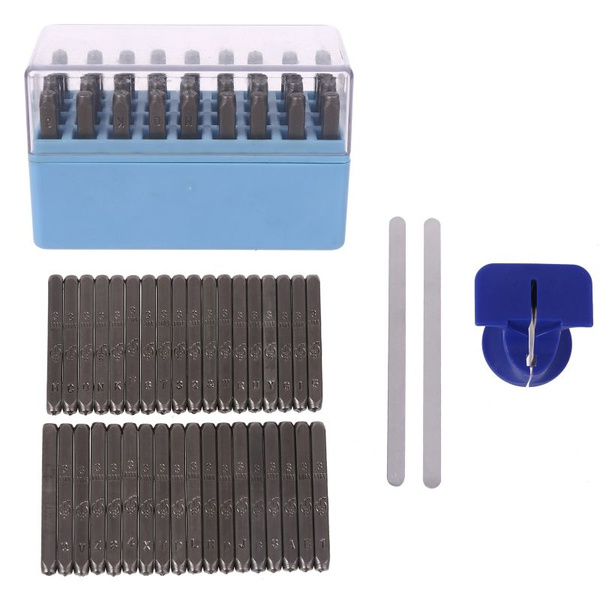 36 шт., набор штампов с буквами и цифрами для штамповки металла с ...