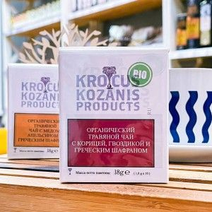 Чай травяной с Корицей, Гвоздикой и Греческим Шафраном KROCUS KOZANIS ...