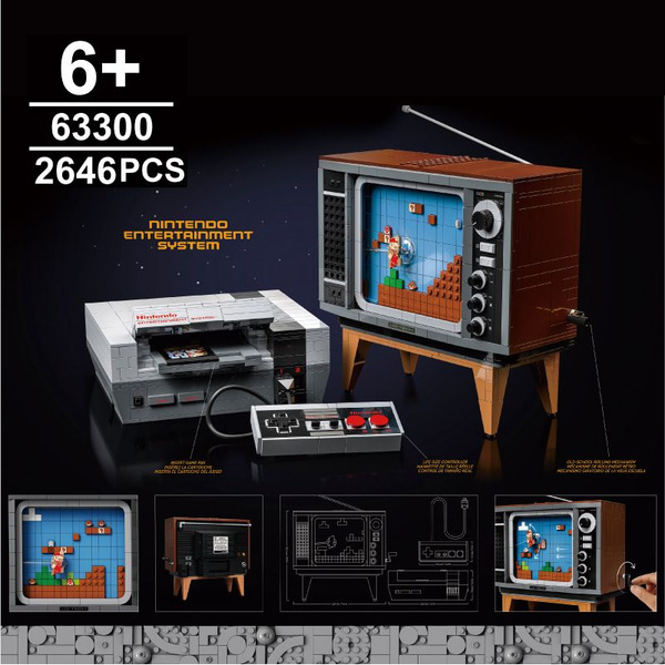 legogo Креативная ностальгия / Красно - белая модель игровой консоли ...