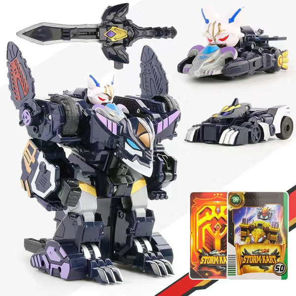 Игрушечный робот-трансформер Monkart Moncha Pixie Vasper Dante Car ...