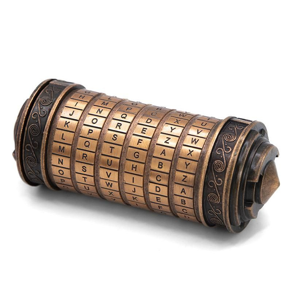 Головоломка Уникальная Металлическая Da Vinci Cryptex Red Bronze - купить с доставкой по ...