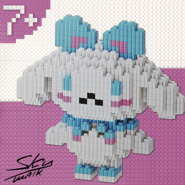 3D Конструктор из миниблоков Белый кролик заяц Синаморол Cinnamoroll ...