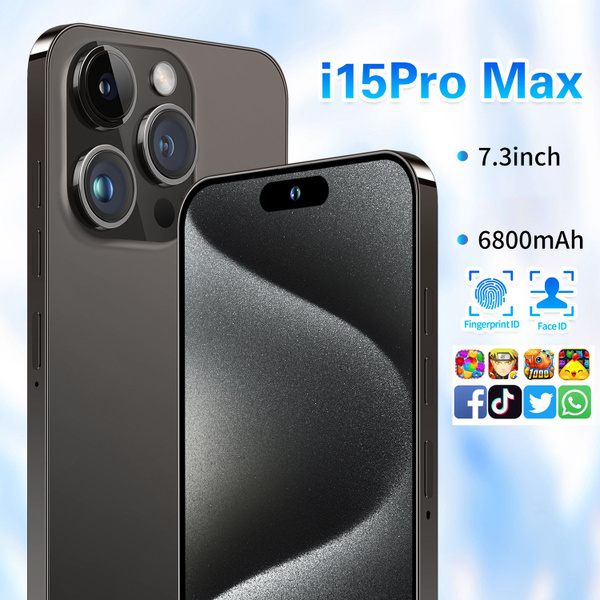 Смартфон i15Pro max с Wi-Fi + BT+FM + GPS, оснащен датчиком силы ...
