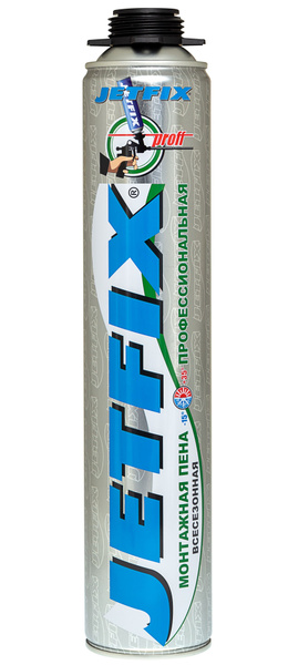 JETFIX Всесезонная профессиональная монтажная пена, 750 мл купить на OZON по низкой цене ...