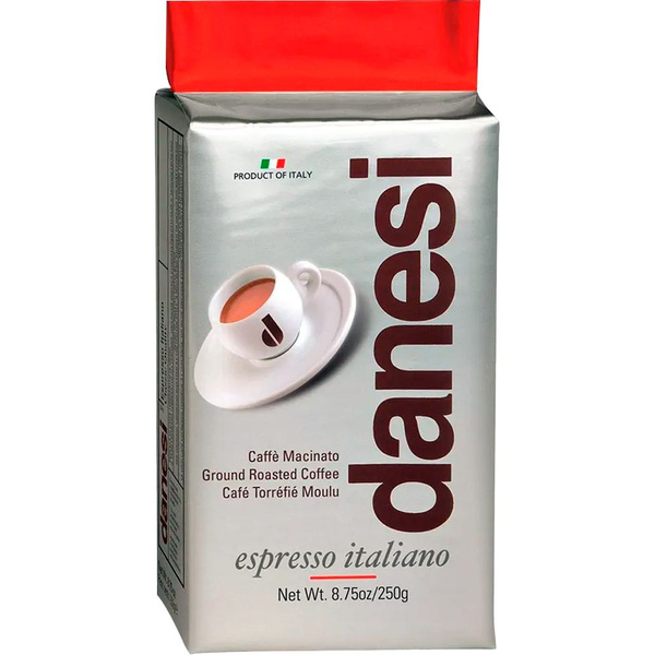 Итальянский молотый кофе DANESI Classic (250 гр) - 90% арабики / 10% ...