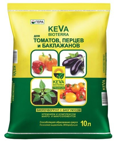 Грунт KEVA BIOTERRA для Томатов и Перцев 10л В заказе: : 1 шт - купить ...
