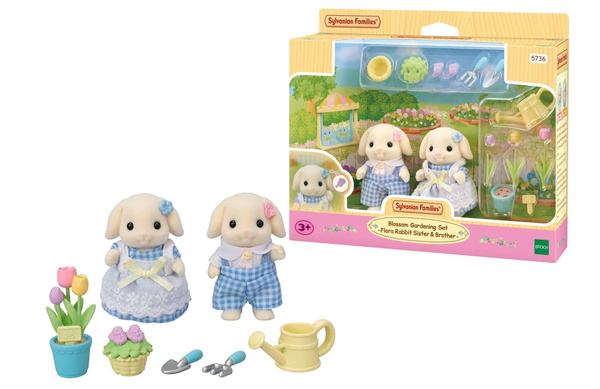 Sylvanian Families Набор Цветочные кролики - брат и сестра - купить с ...