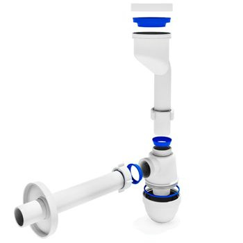 Сифон для писсуара АНИ U0104 с прямой трубой 40 - купить по выгодной ...