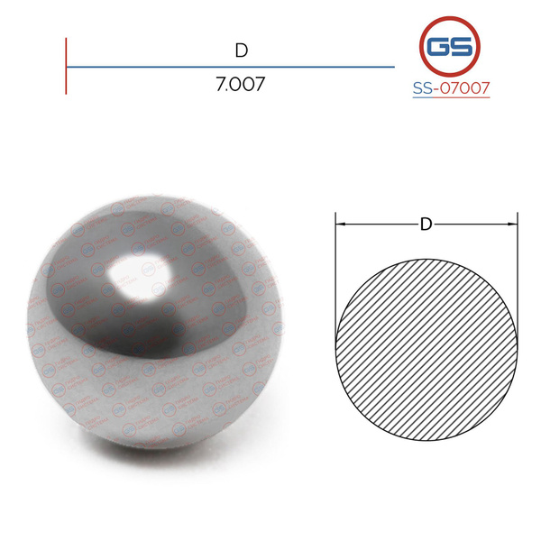 Стальной шар D7.007 - GS арт. SS-07007 - купить по выгодной цене в ...