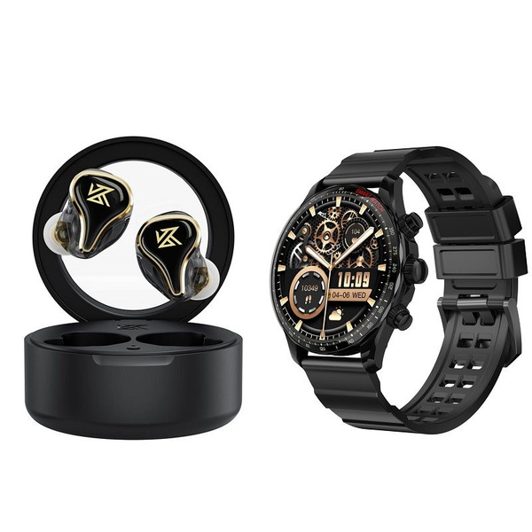 Купить смарт-часы KZ Y99 Watch-Black+KZ SK10 PRO-Black, экран 1.28 ...