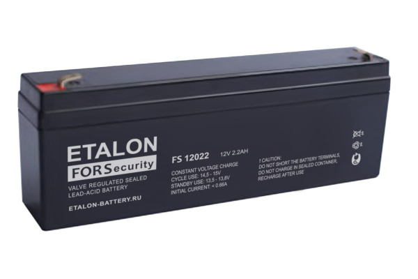 Аккумулятор FS 12В 2,2Ач (FS 12022) .100-12/022S Etalon battery ...