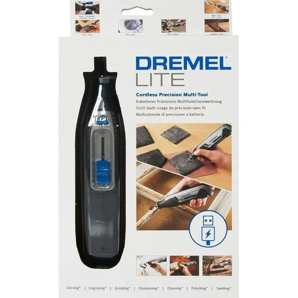Dremel Lite 7760-15, 3.6 В, 2 Ач, 15 насадок - Многофункциональный ...