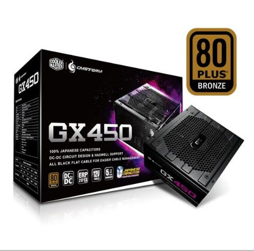 Cooler Master Блок питания компьютера GX, 450 Вт (GX450W) - купить с ...