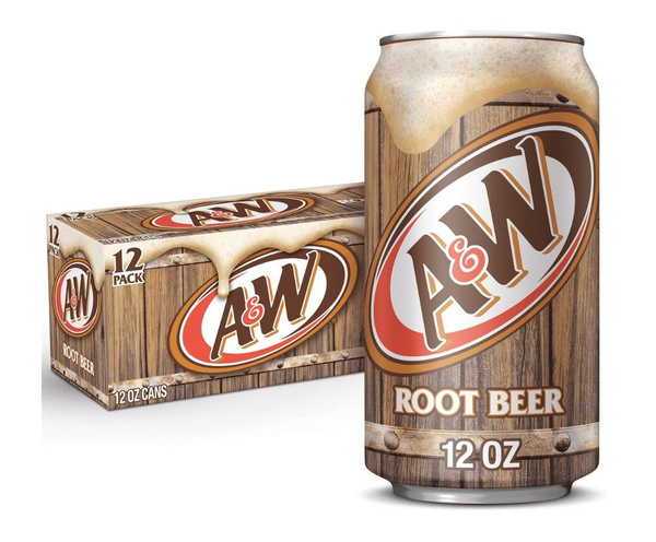 АиВ Рут Бир A&W Root Beer 0,35л./12шт. - купить с доставкой по выгодным ценам в интернет ...