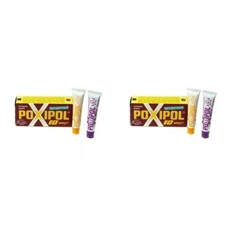 2шт Холодная сварка POXIPOL 21г/14мл, прозрачная - купить по выгодной ...
