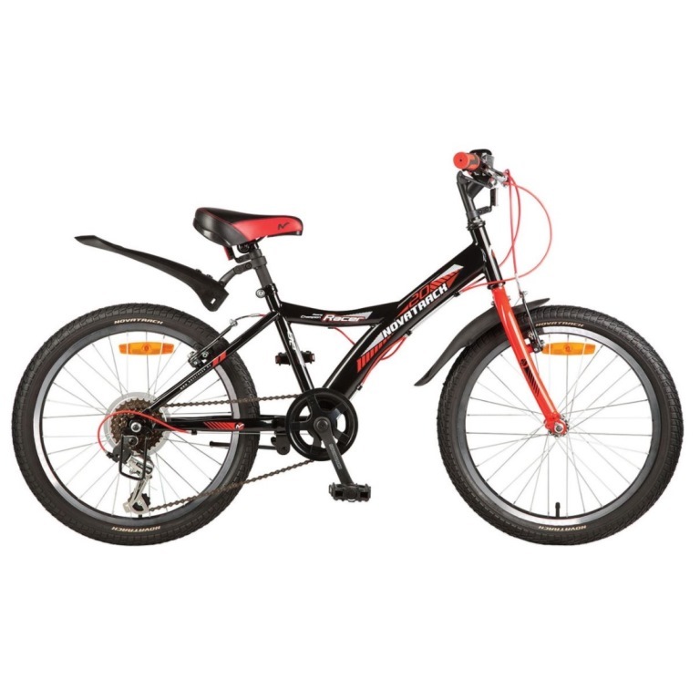 Велосипед 20" Novatrack SH6V.RACER.BK20 черный — купить в интернет ...