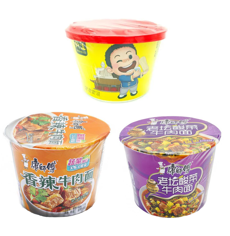 Китайская острая лапша быстрого приготовления / Лапша Kang Shi Fu ...