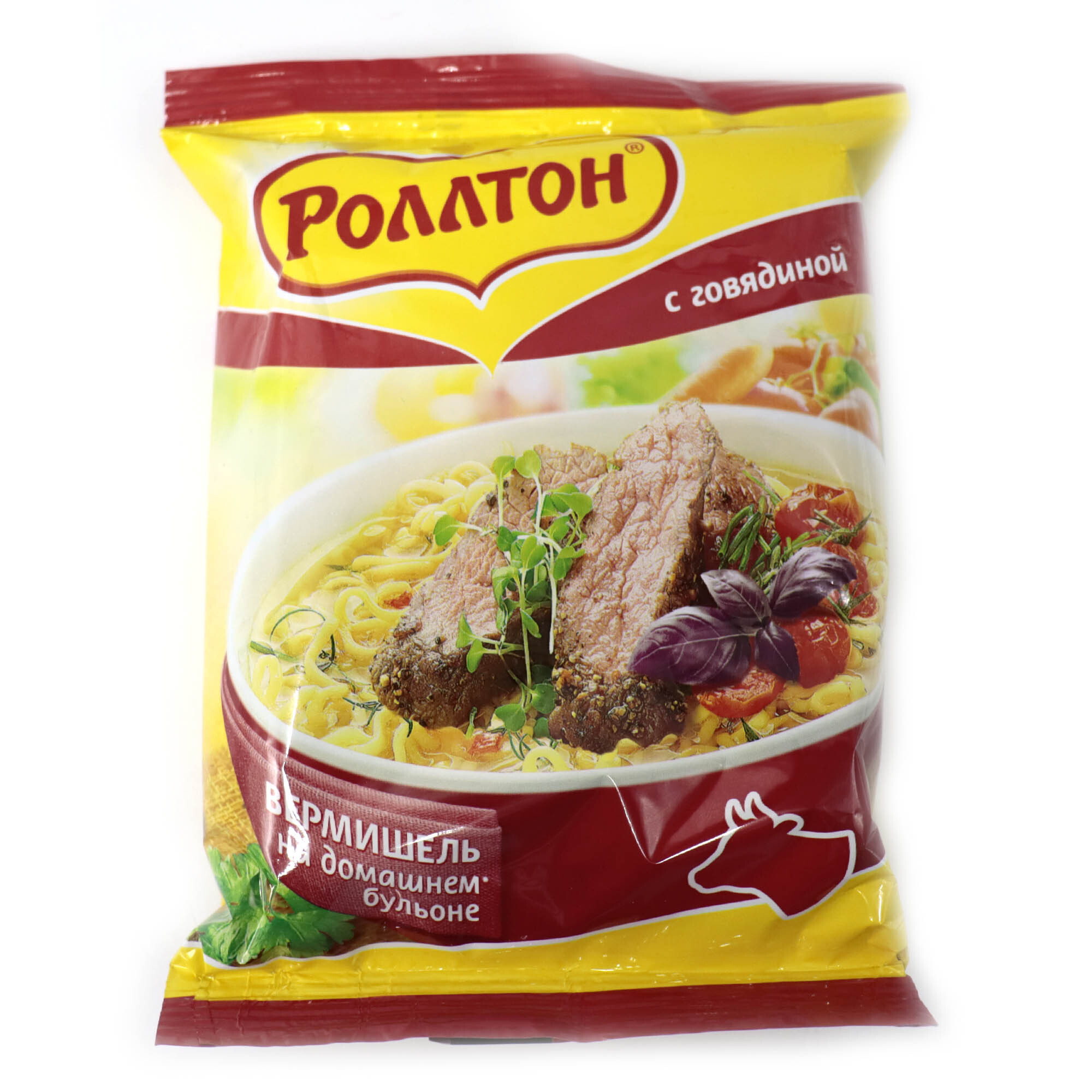 Вермишель Роллтон Говядина 60 г — купить в интернет-магазине OZON с ...