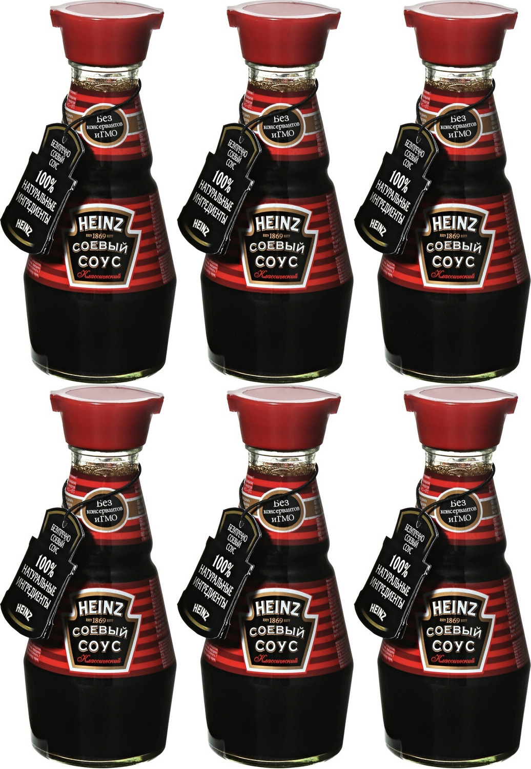 Характеристики Соус соевый Heinz Классический 150 г, набор: 6 штук ...